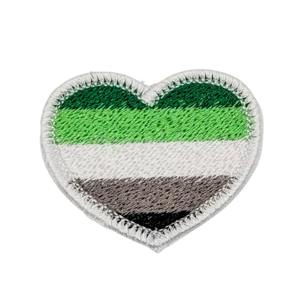 Aromantic Pride Heart Patch – The Craftinista
