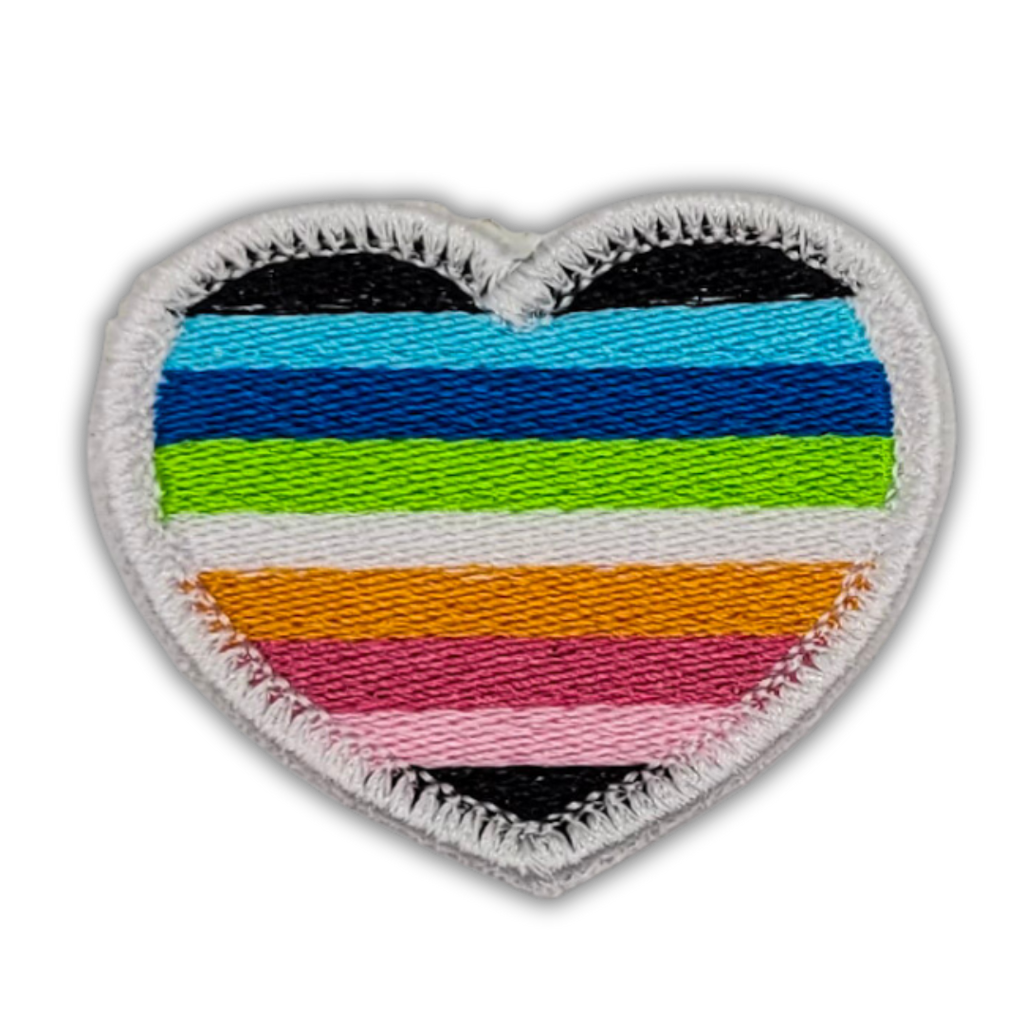 Queer Pride Heart Patch – The Craftinista